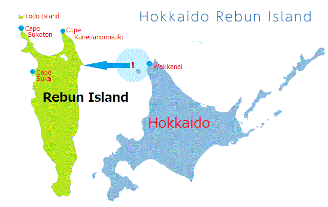 Capes in Rebun Island | Sapporo English Guides | Local Tour Guides